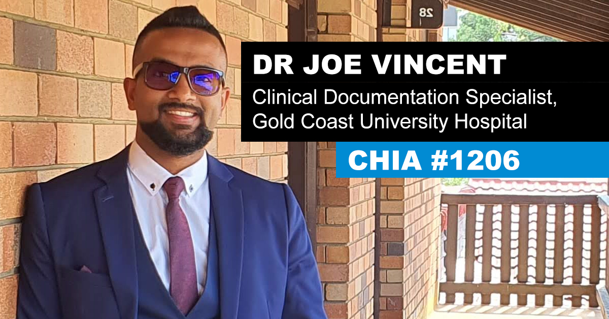 Meet a CHIA - Dr Joe Vincent - CHIA